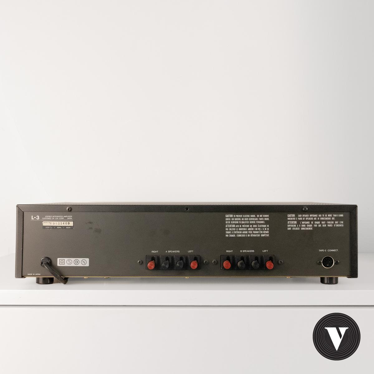 Luxman L3 studio standard class A solid state amplifier | Vintage Note ...